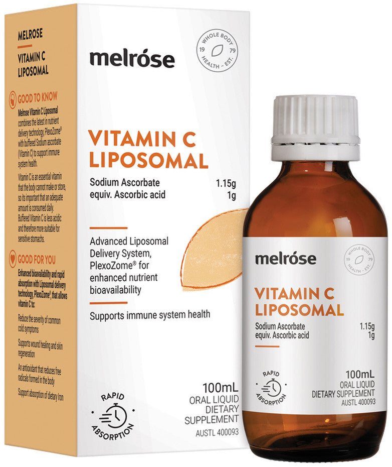 Melrose Liposomal Vitamin C Oral Liquid 100ml – Health Co