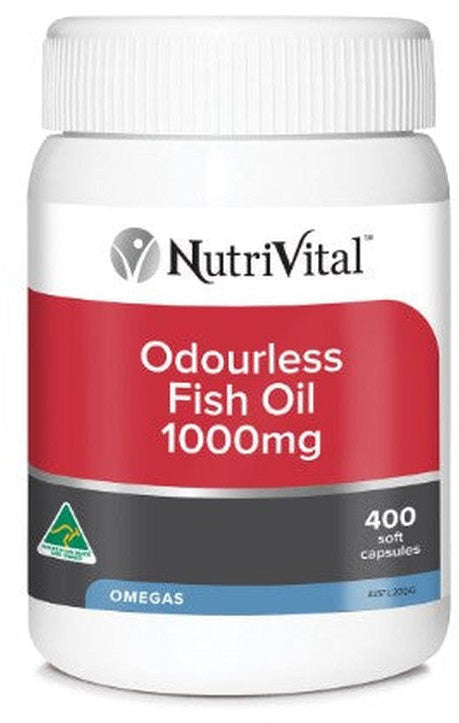 Nutrivital Odourless Fish Oil 1000mg – Health Co