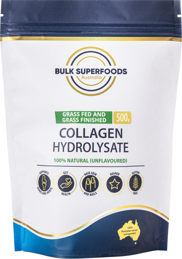 Grass Fed Collagen 500g by Bulk Super Foods – Health Co
