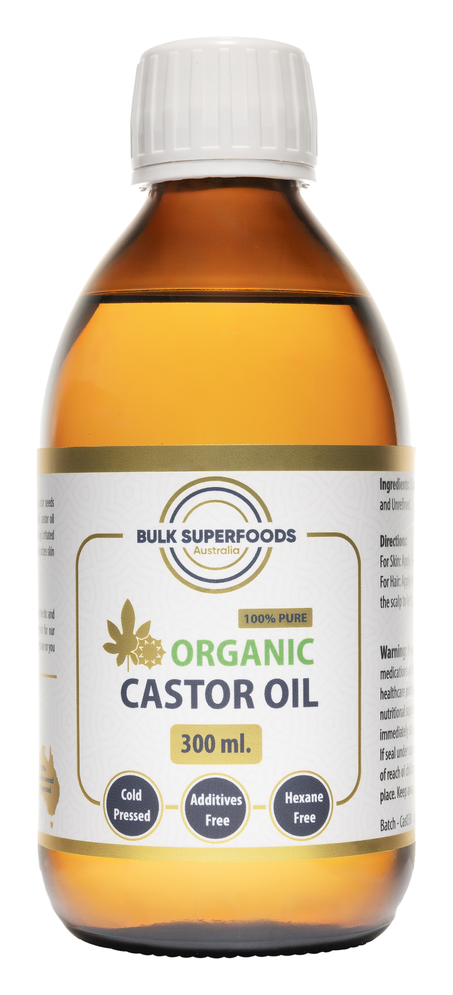Organic Castor Oil by Bulk Super Foods – Health Co