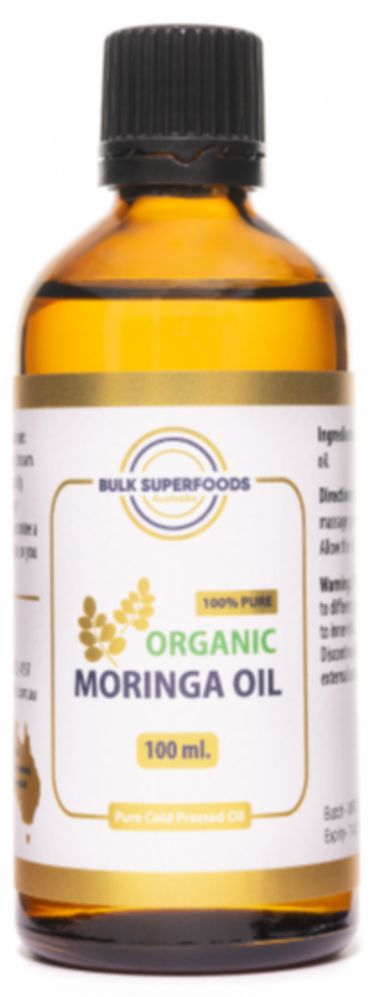 Organic Moringa Oil by Bulk Super Foods – Health Co