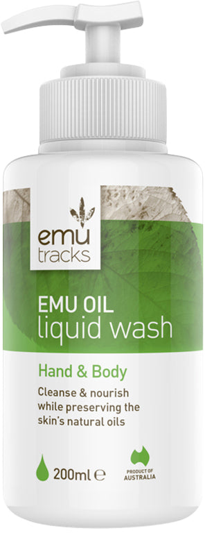 Emu Tracks Emu Oil Liquid Wash (Hand & Body) 200ml – Health Co