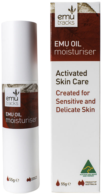 Emu Tracks Emu Oil Moisturiser (Activated Skin Care for Sensitive & De ...