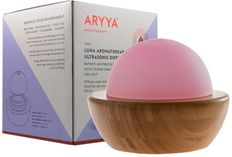 SaltCo Aryya Ultrasonic Diffuser Bamboo Luna – Health Co