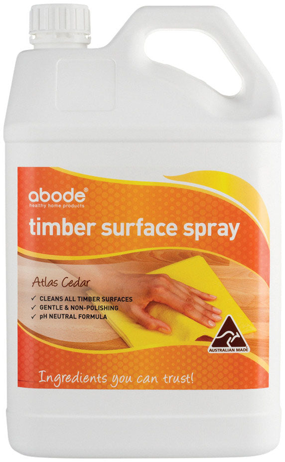 Abode Timber Surface Spray Atlas Cedar 4L – Health Co