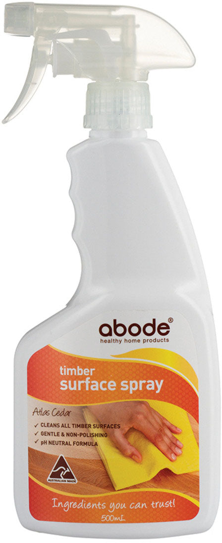 Abode Timber Surface Spray Atlas Cedar Spray 500ml – Health Co