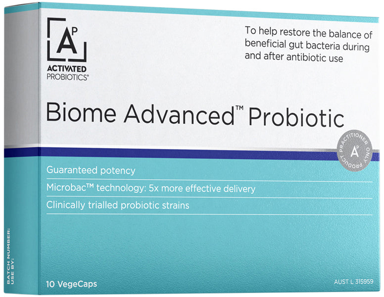 Activated Probiotics Biome Advanced Probiotic 10 Veg Capsule – Health Co