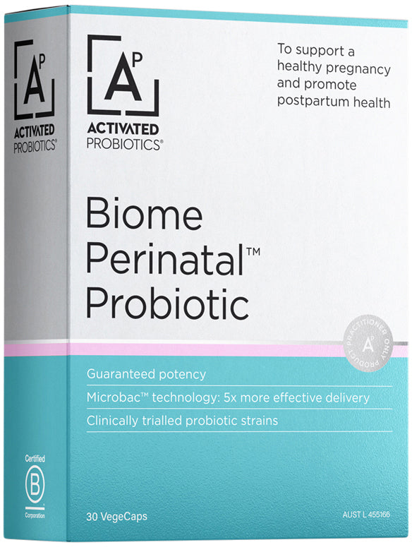 Activated Probiotics Biome Perinatal Probiotic 30 Veg Capsule – Health Co