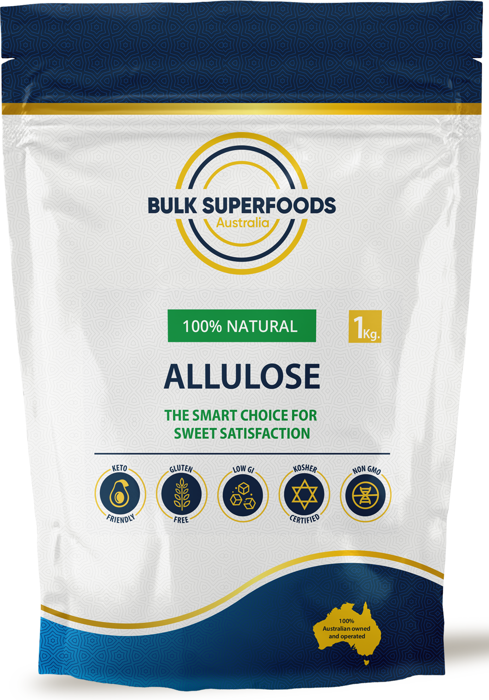 Crystalline Allulose 1 Kg by Bulk superfoods – Health Co