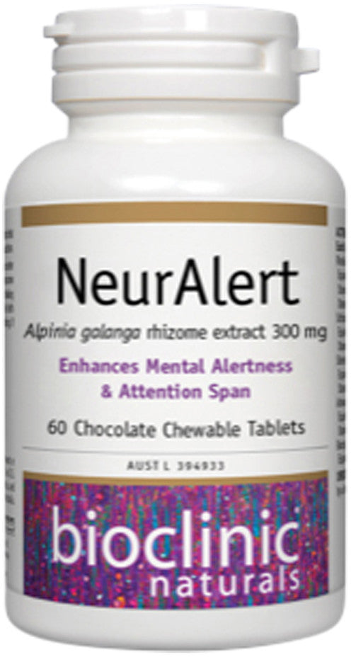 Bioclinic Naturals NeurAlert Chewable 60t – Health Co