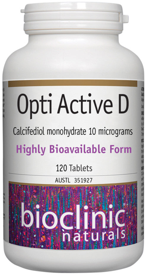 Bioclinic Naturals Opti Active D 120t – Health Co