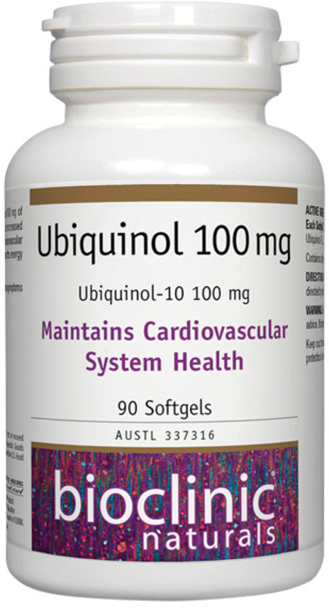 Bioclinic Naturals Ubiquinol 100mg 90 Capsules – Health Co