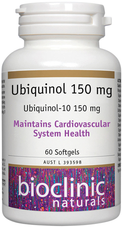Bioclinic Naturals Ubiquinol 150mg 60 Capsules – Health Co