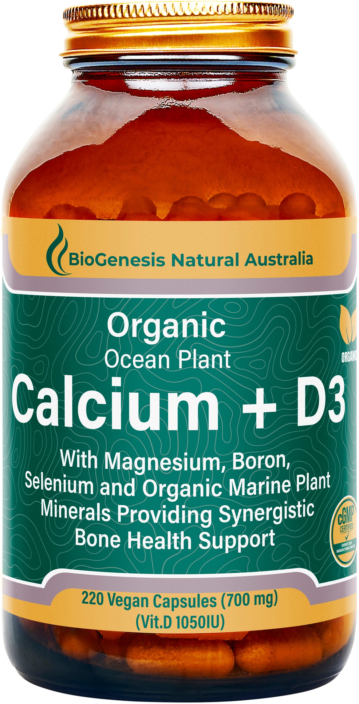 BioGenesis Ocean Plant Calcium 220 Capsules – Health Co