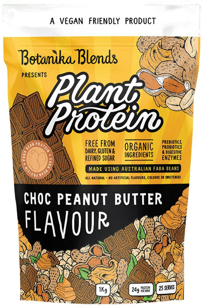 Botanika Blends Plant Protein Choc Peanut Butter 1kg – Health Co