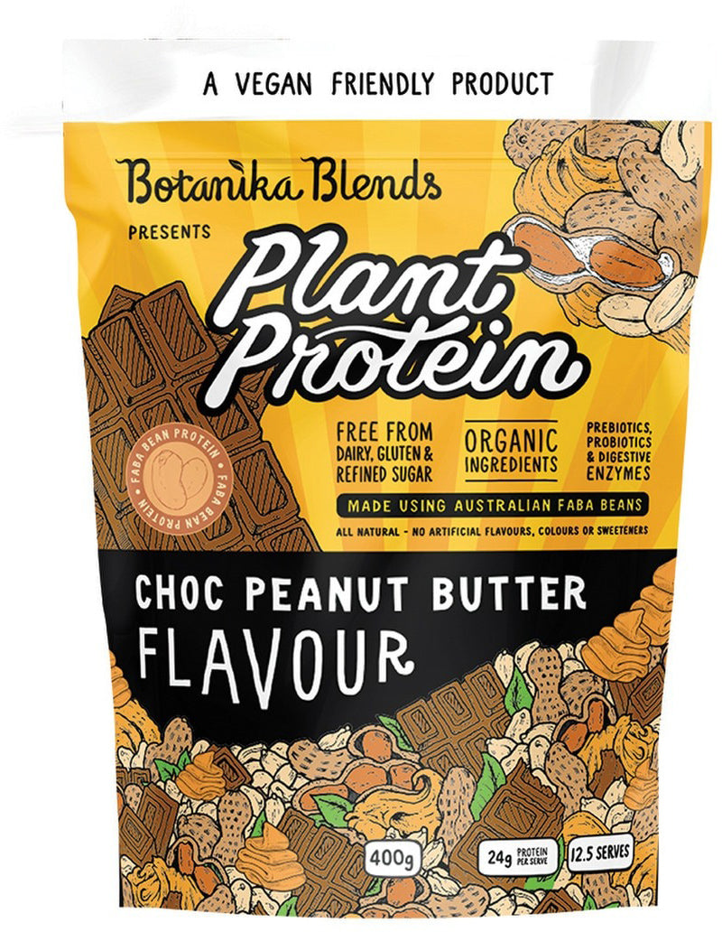 Botanika Blends Plant Protein Choc Peanut Butter 400g – Health Co