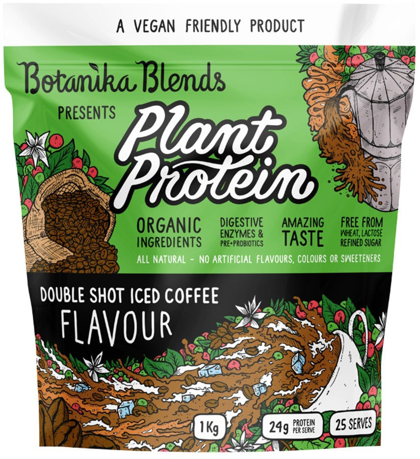 Botanika Blends Plant Protein Double Shot Iced Coffee 1kg – Health Co