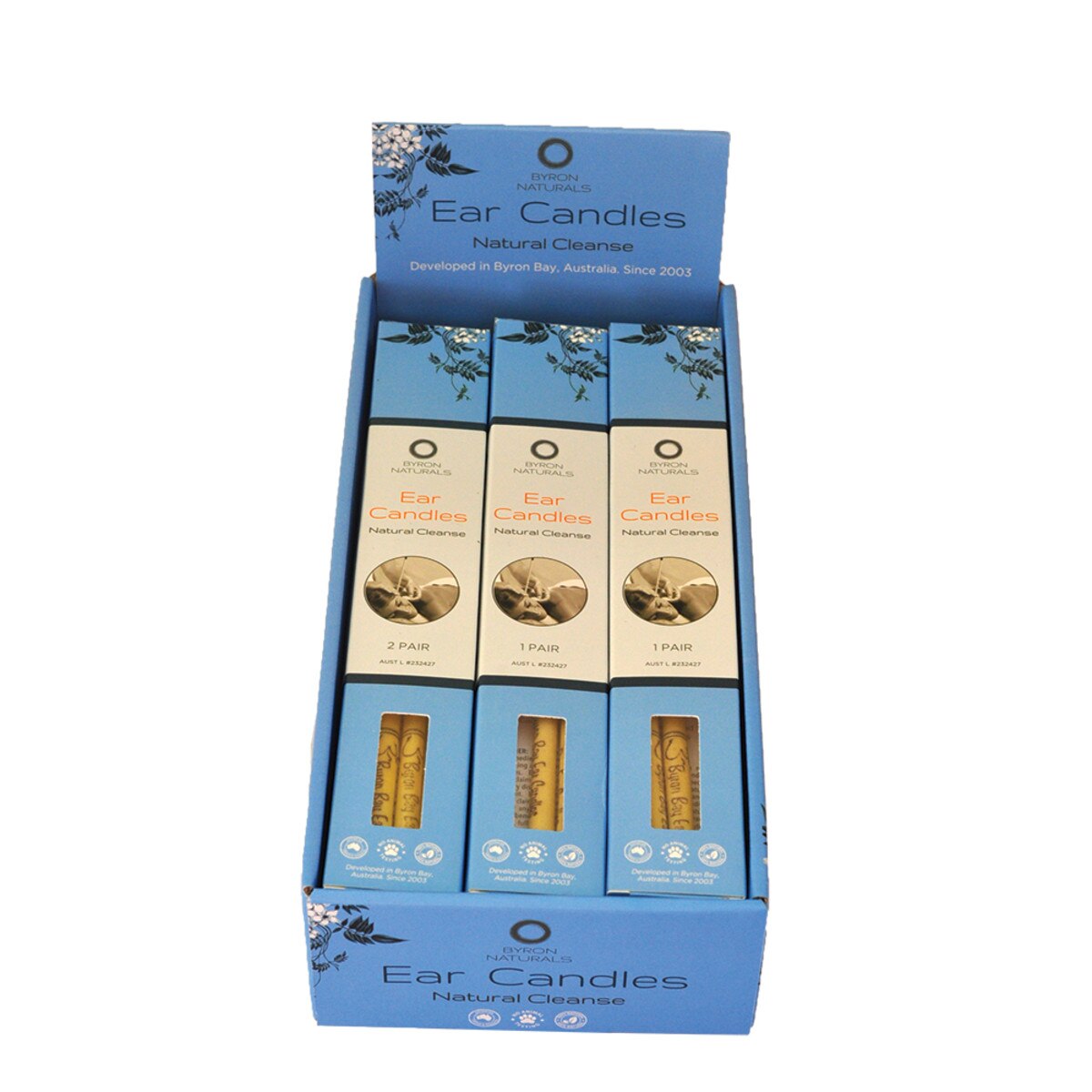 Byron Naturals Ear Candles Mixed x 12 Display – Health Co
