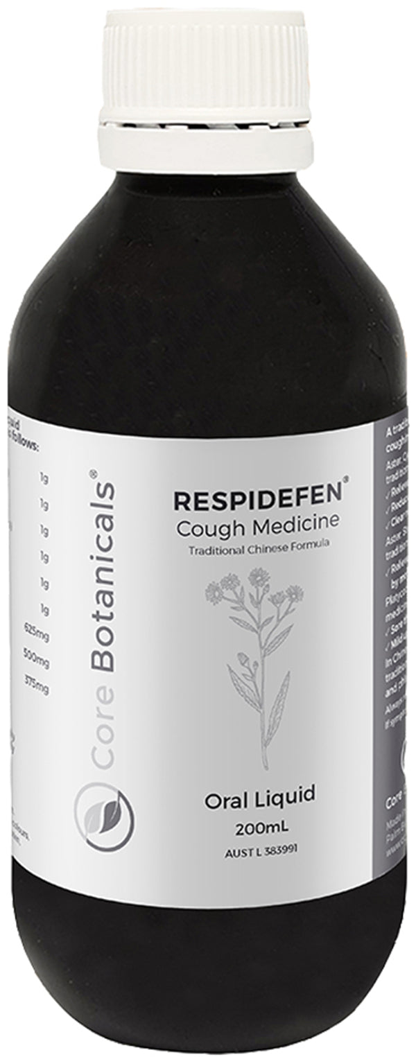 Core Botanicals Respidefen Cough Medicine 200ml – Health Co