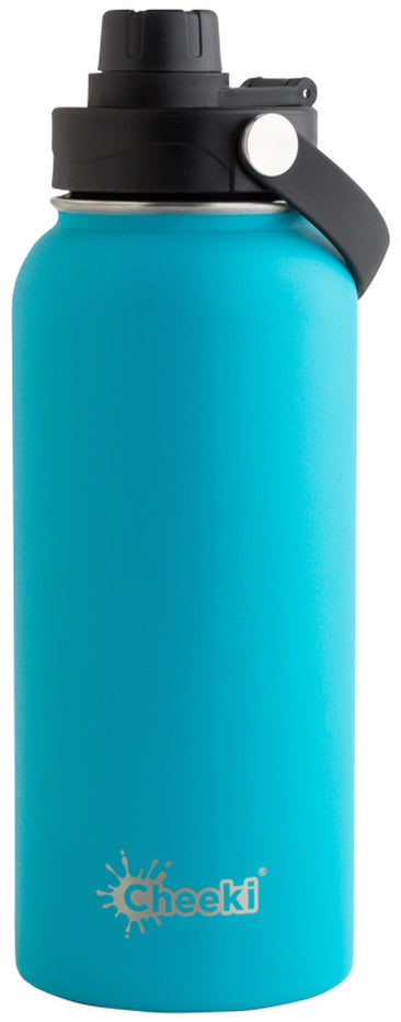Cheeki Insulated Bottle Adventure Aqua (Large) 1L – Health Co