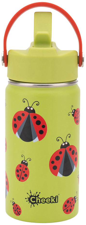 Cheeki Insulated Bottle Kids Ladybug 400ml – Health Co