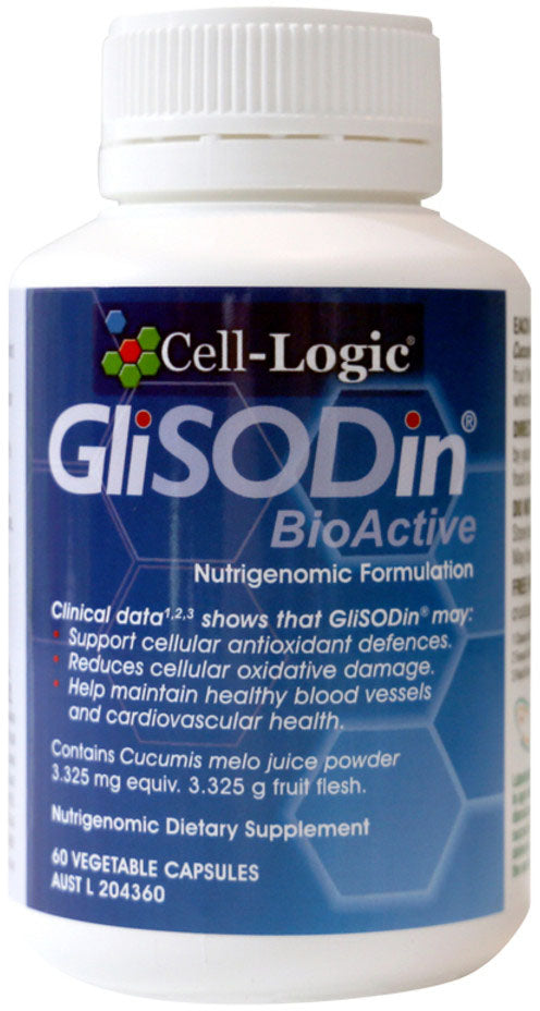 Cell-Logic GliSODin BioActive 60 Vegetable Capsules – Health Co