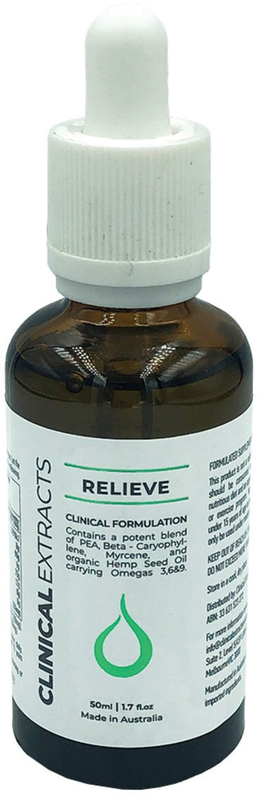 Clinical Extracts Clinical Formulation Relieve 50ml – Health Co