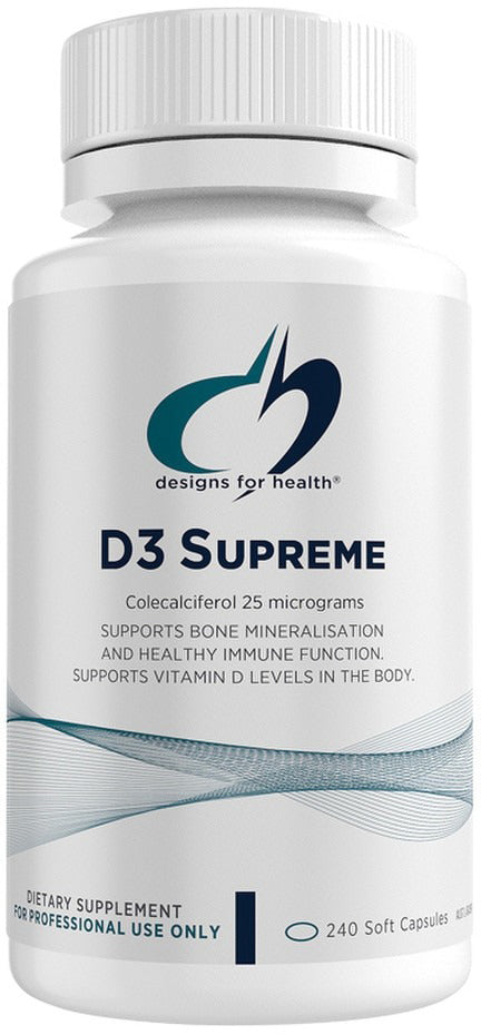 Designs For Health D3 Supreme 240 Capsules – Health Co