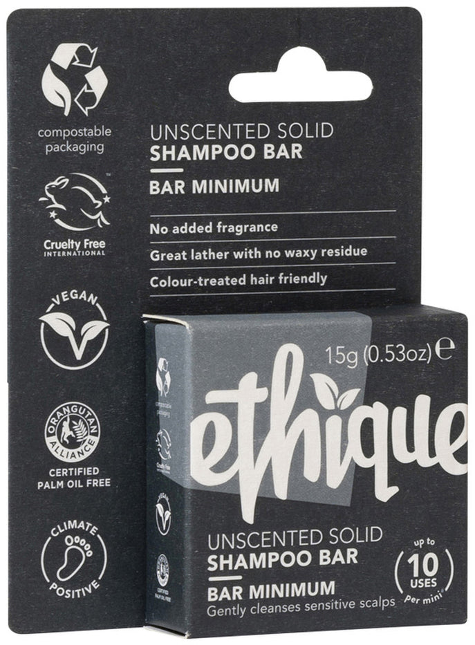 Ethique Bar Shampoo Solid Bar Minimum (Gently Cleanses Sensitive Scalp ...