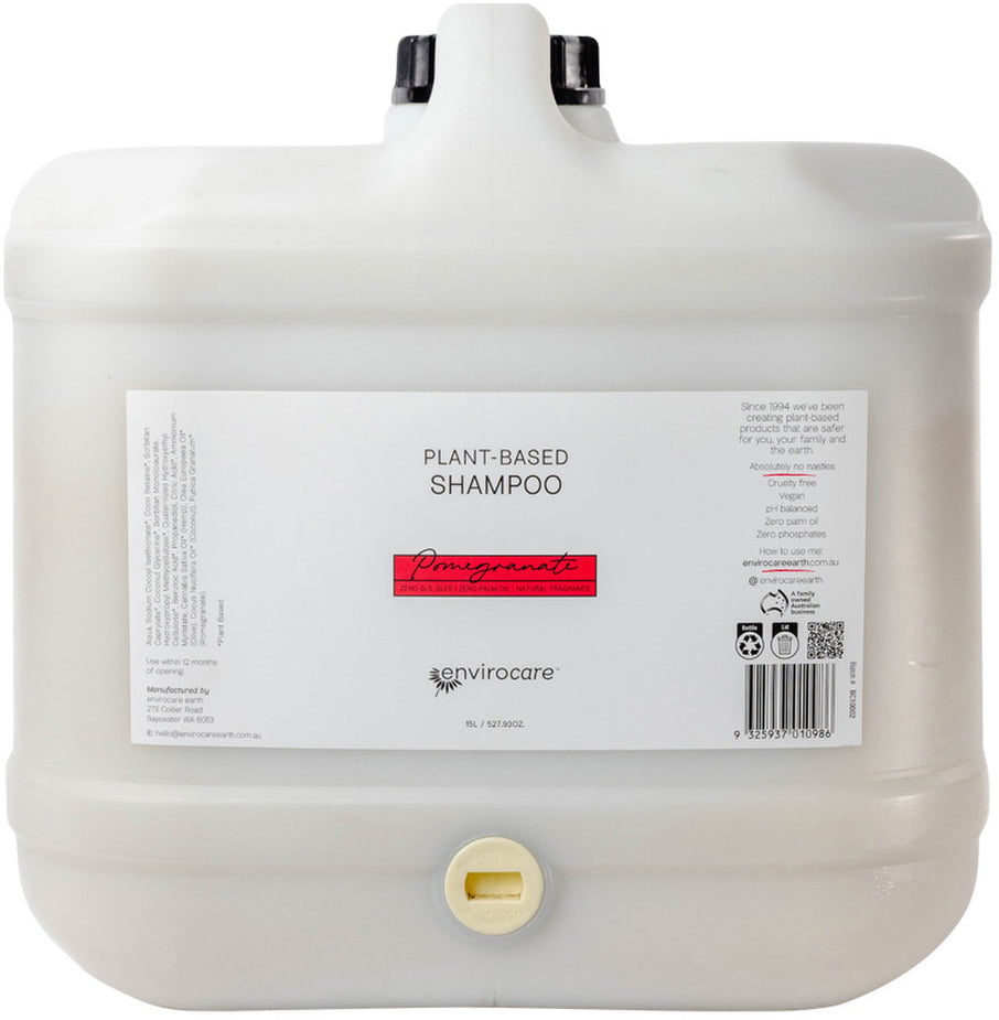 EnviroCare Plant-Based Shampoo Pomegranate 15L – Health Co