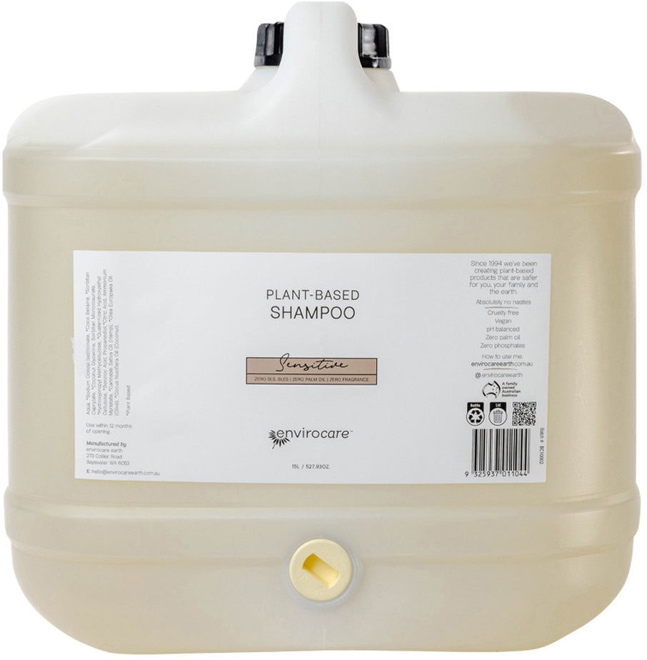 EnviroCare Plant-Based Shampoo Sensitive 15L – Health Co