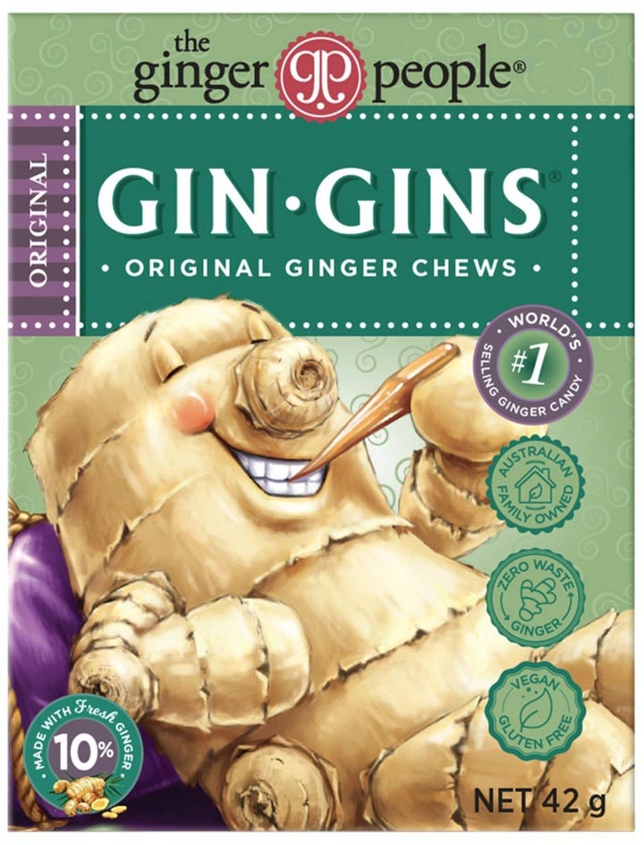 The Ginger People Gin Gins Ginger Chews Original 42g – Health Co