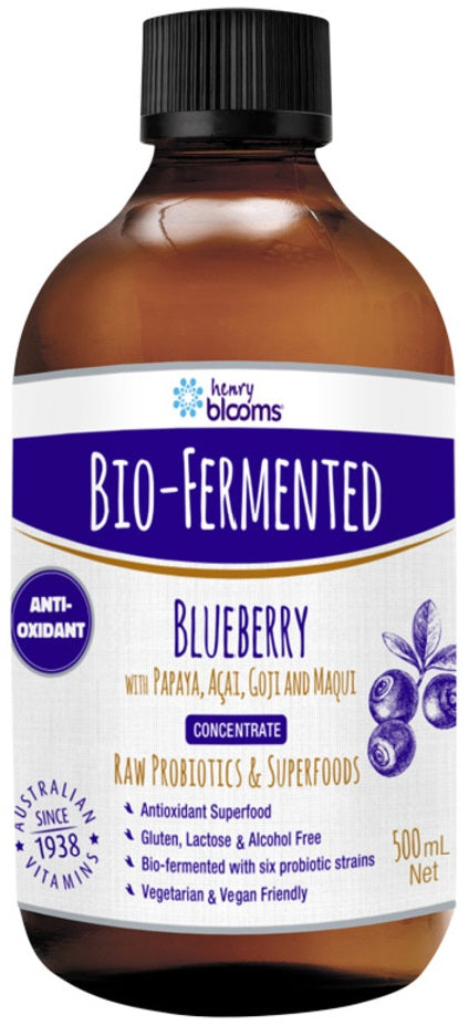 H.Blooms Bio Fermented Blueberry Concentrate 500ml – Health Co