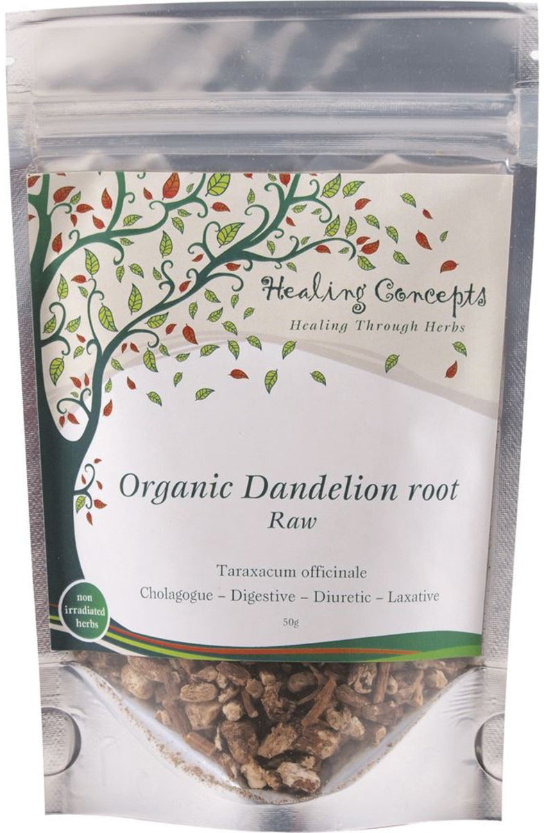Healing Concepts Organic Dandelion Root Raw 50g – Health Co