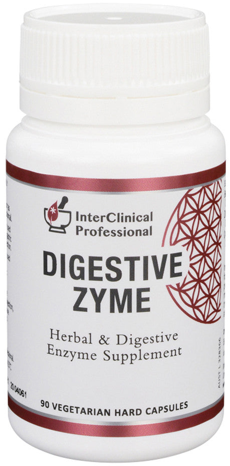 InterClinical Professional Digestive Zyme 90 Vegetarian Capsules ...