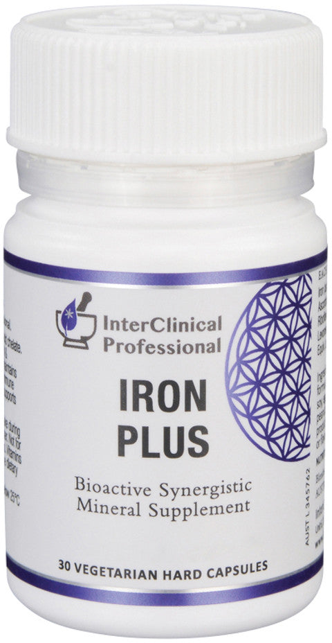 InterClinical Professional Iron Plus 30 Vegetarian Capsules – Health Co