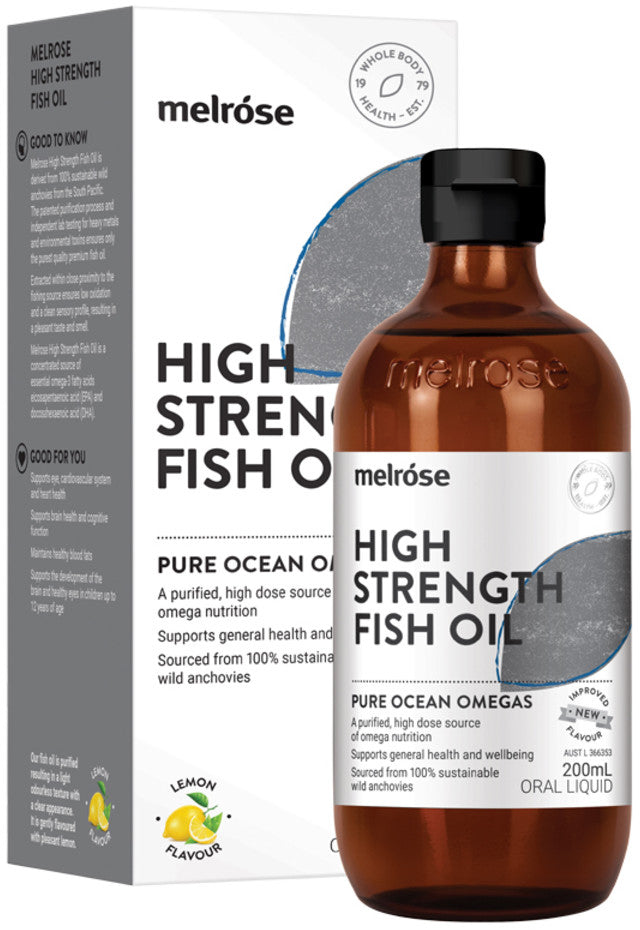 Melrose Ultra Premium High Strength Fish Oil 200ml – Health Co