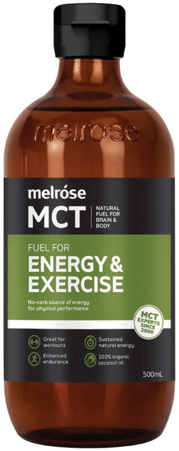 Melrose MCT Oil Fuel For Energy & Exercise 500ml – Health Co
