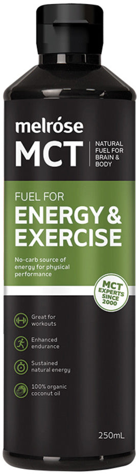Melrose MCT Oil Fuel For Energy & Exercise 250ml – Health Co
