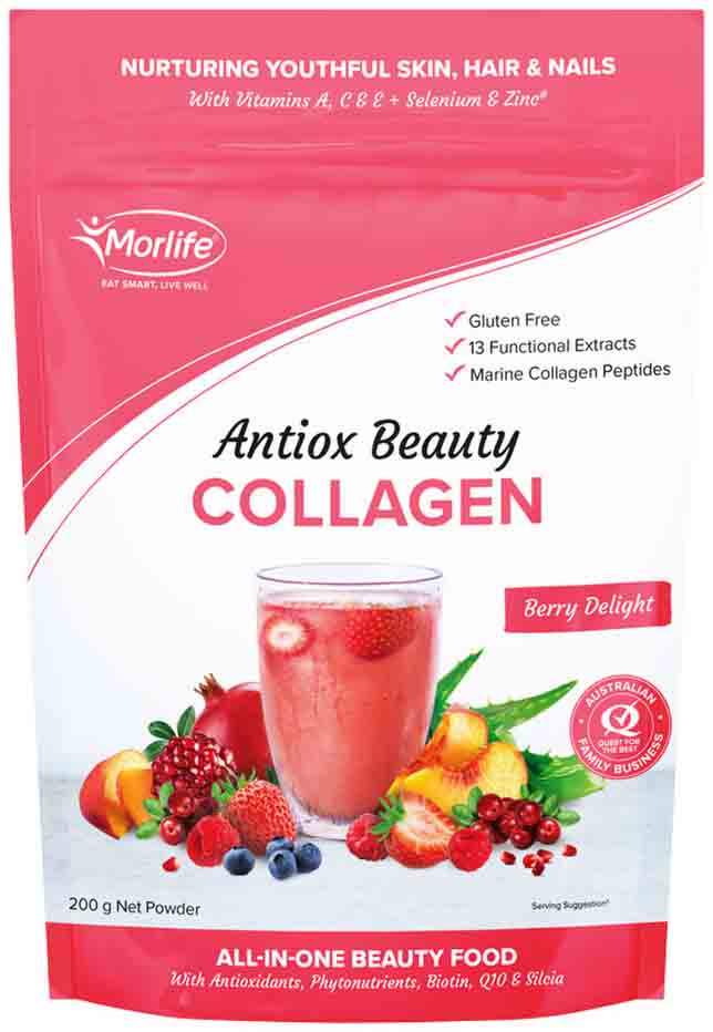 Morlife Antiox Beauty Collagen Berry Delight 200g – Health Co