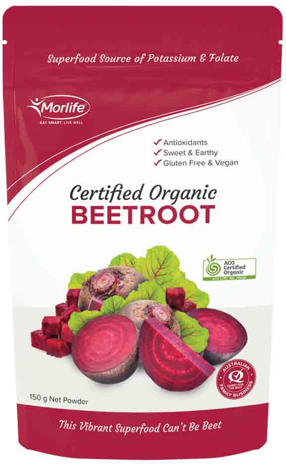 Morlife Organic Beetroot Powder 150g – Health Co