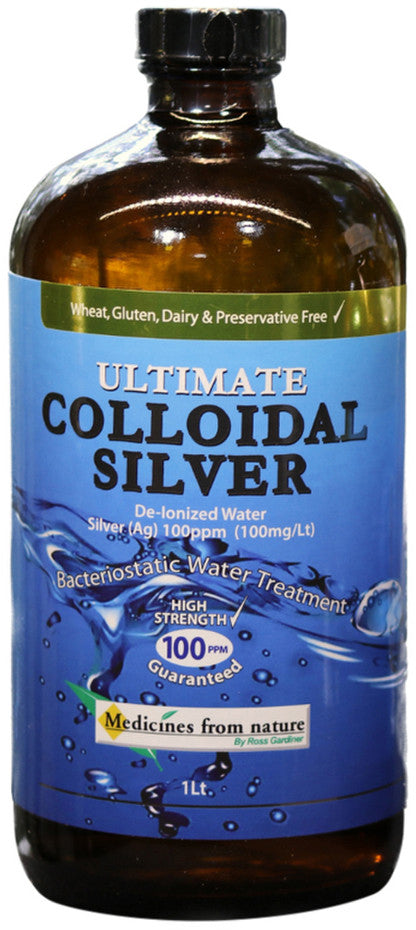Medicines From Nature Ultimate Colloidal Silver 100ppm 1L – Health Co