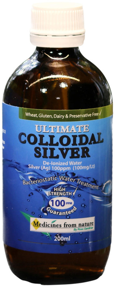 Medicines From Nature Ultimate Colloidal Silver 100ppm 200ml – Health Co