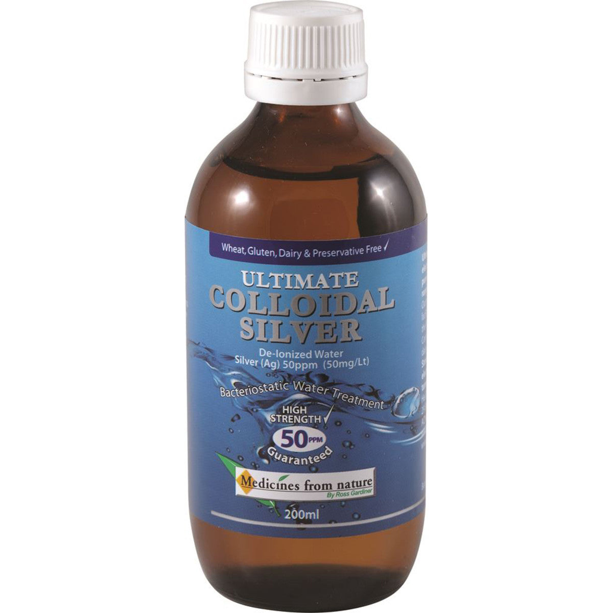 Medicines From Nature Ultimate Colloidal Silver 50ppm 200ml – Health Co