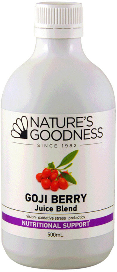 Nature's Goodness Goji Berry Juice Blend 500ml – Health Co