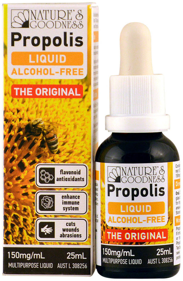 Nature's Goodness Propolis Alcohol-Free Liquid (The Original) 150mg/ml ...