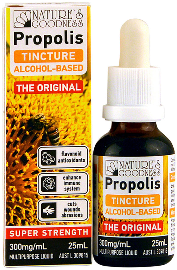 Nature's Goodness Propolis Tincture (The Original) Super Strength 300m ...