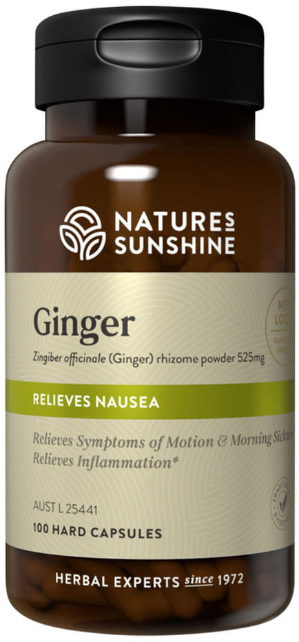 Nature Sunshine Ginger 525mg – Health Co