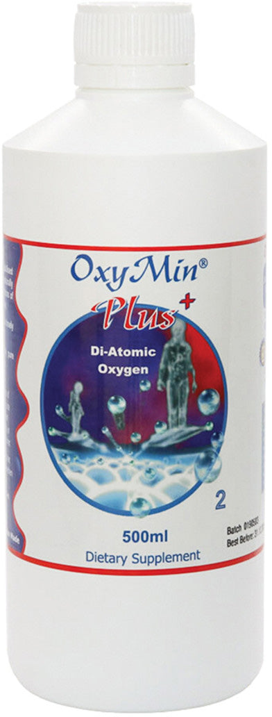 OxyMin Plus+ DiAtomic Oxygen 500ml – Health Co
