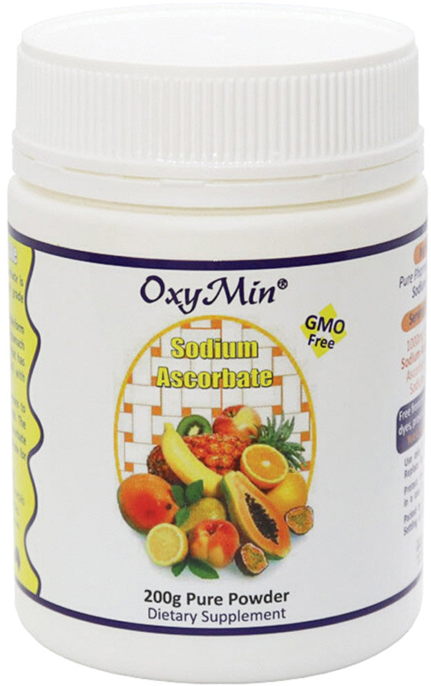 OxyMin Sodium Ascorbate 200g – Health Co